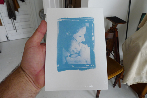 Eloise - A tea toned Cyanotype - FOURTOES