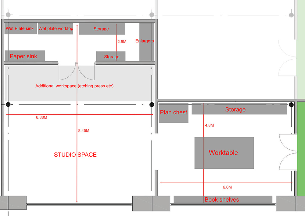 New studio floor plan - FOURTOES