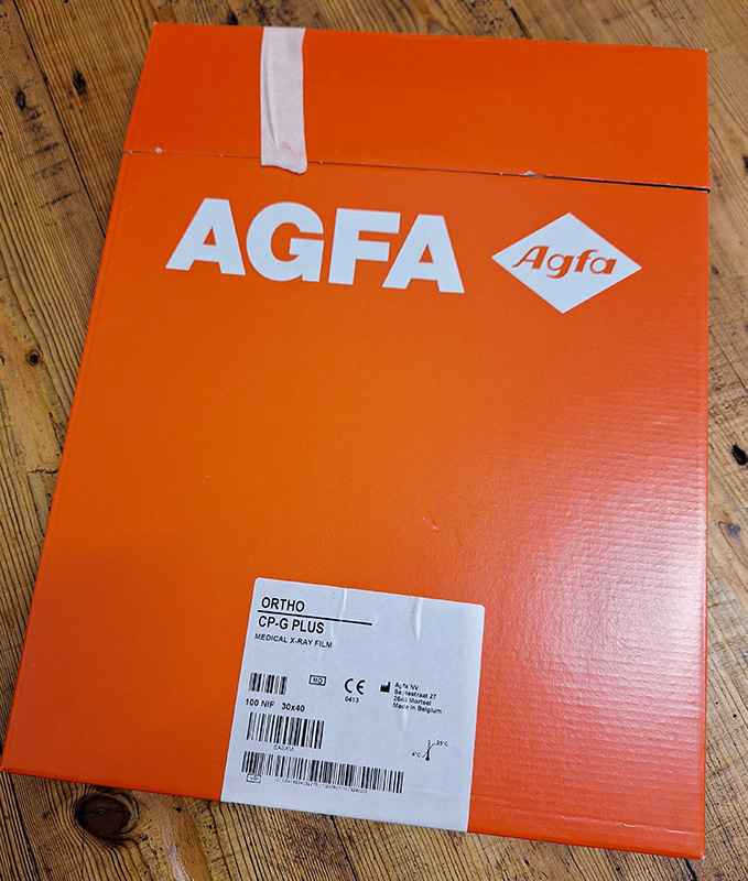 Agfa X-ray film - FOURTOES